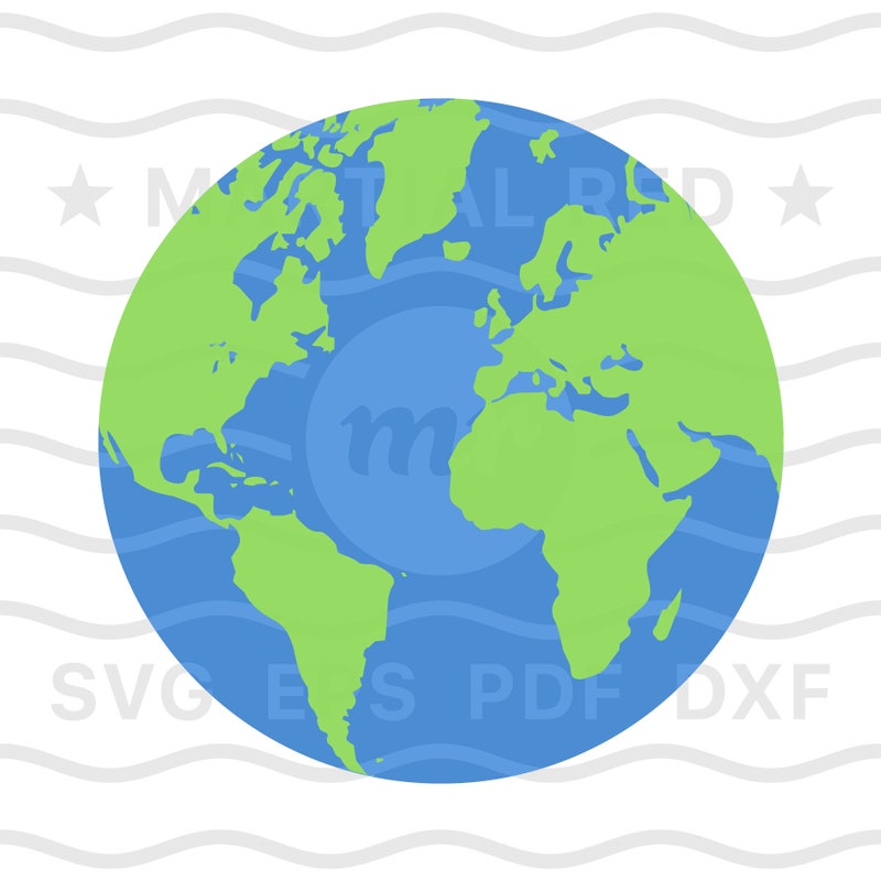 Earth Svg File - Etsy