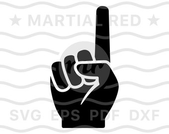 Finger Count Svg Hand Sign Number 1 2 3 4 5 6 7 8 9 10 One Two - Etsy ...