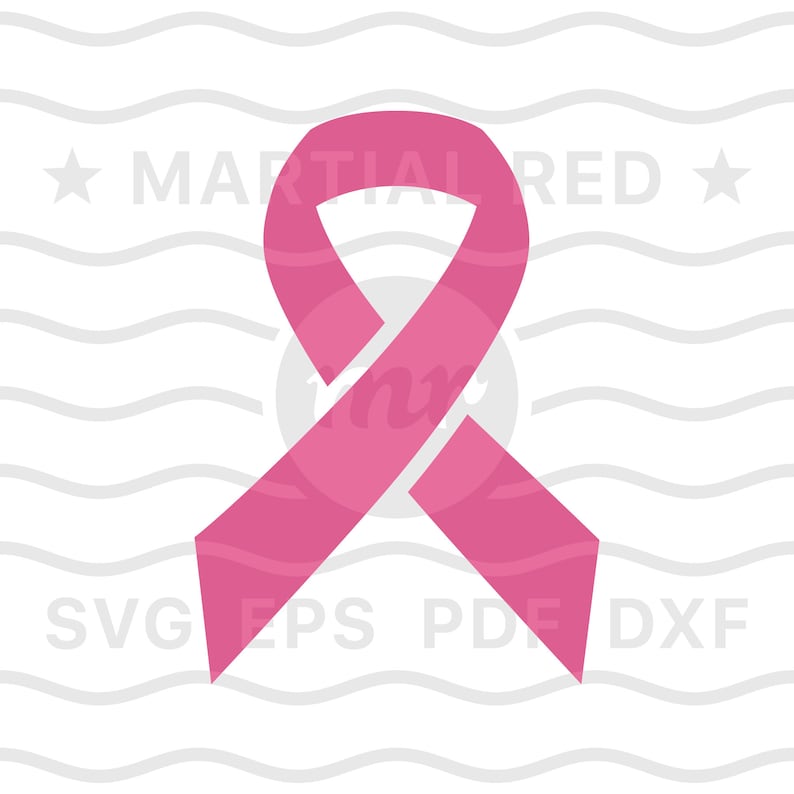 Svg ruban de sensibilisation, ruban rose svg, svg sensibilisation au ...