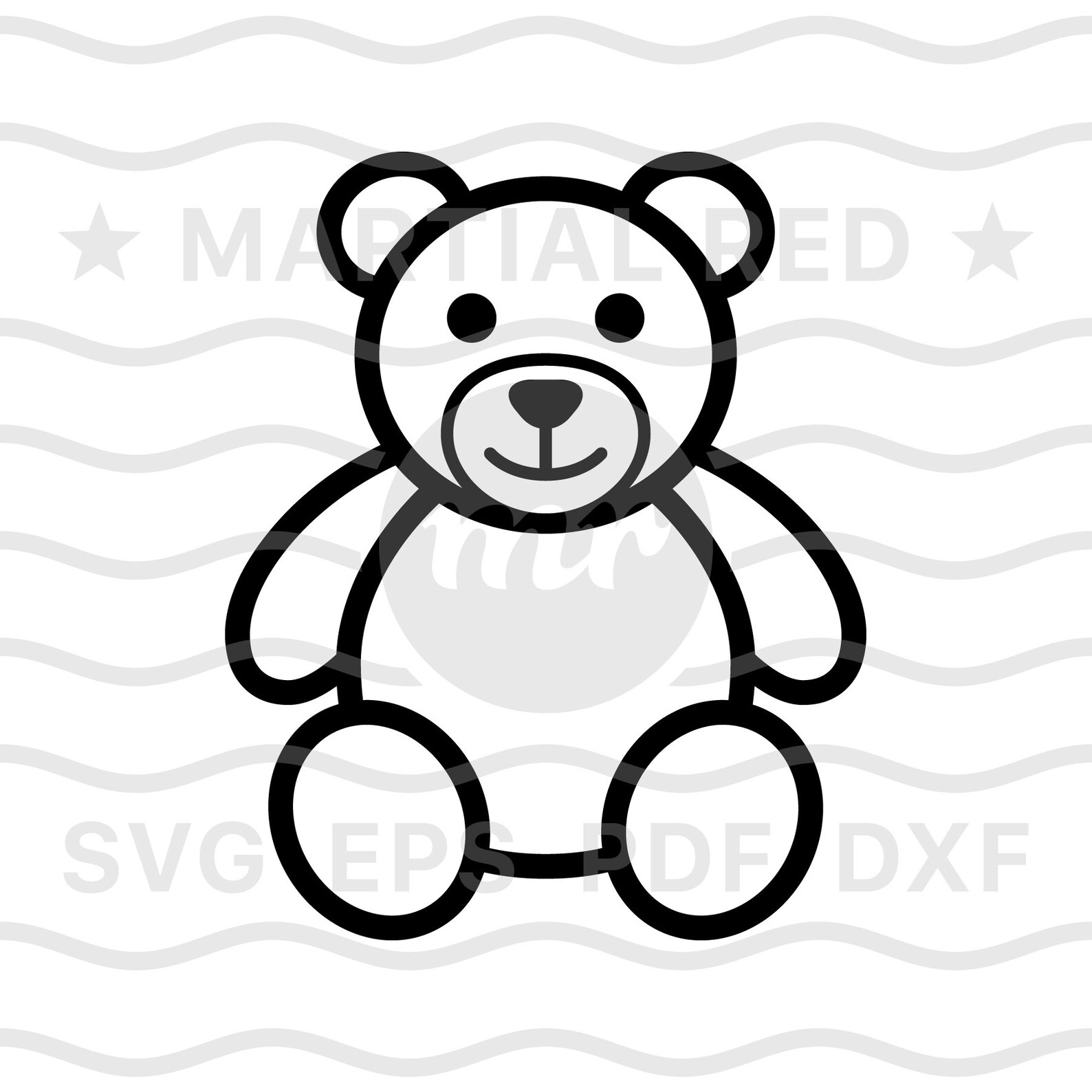 Teddy Bear Svg, Teddybear Svg, Stuffed Toy Svg, Stuffed Bear Svg, Line ...