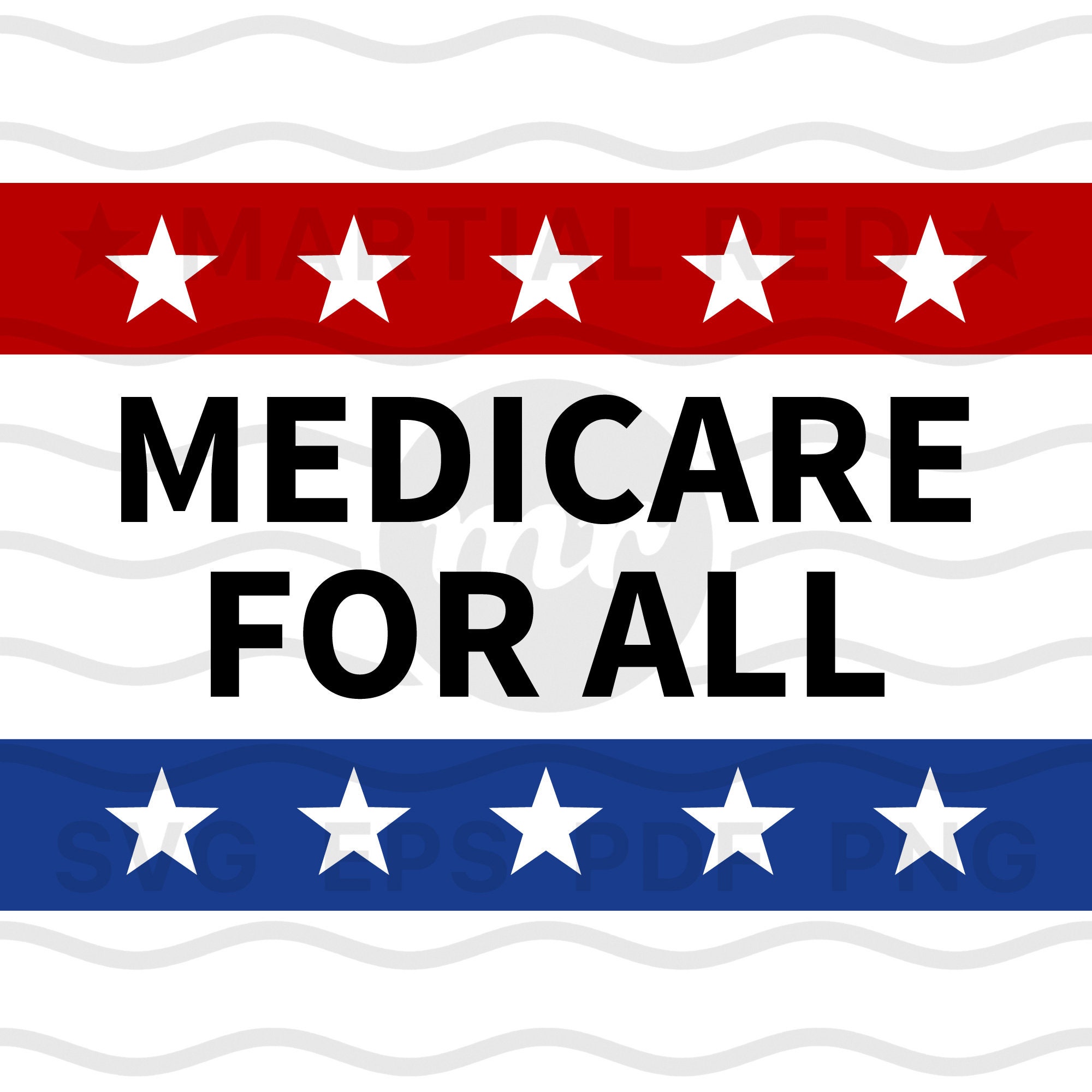 Medicare for all svg universal healthcare sign svg sign | Etsy