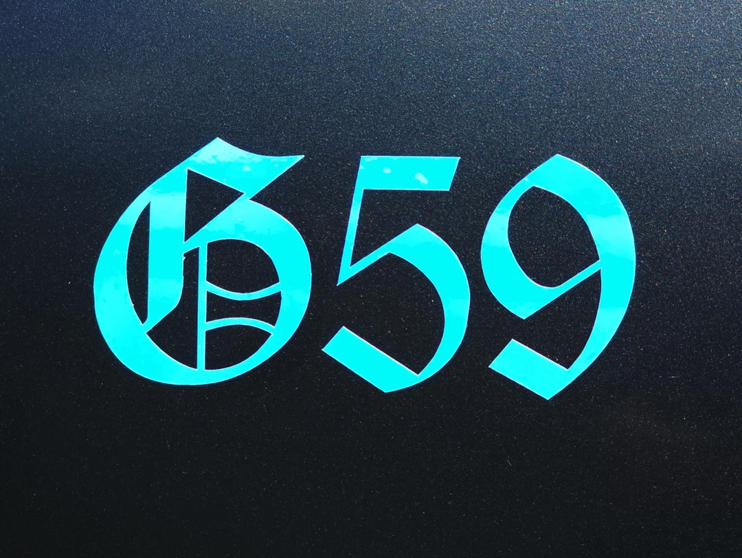 G59 Vinyl Decal - Etsy