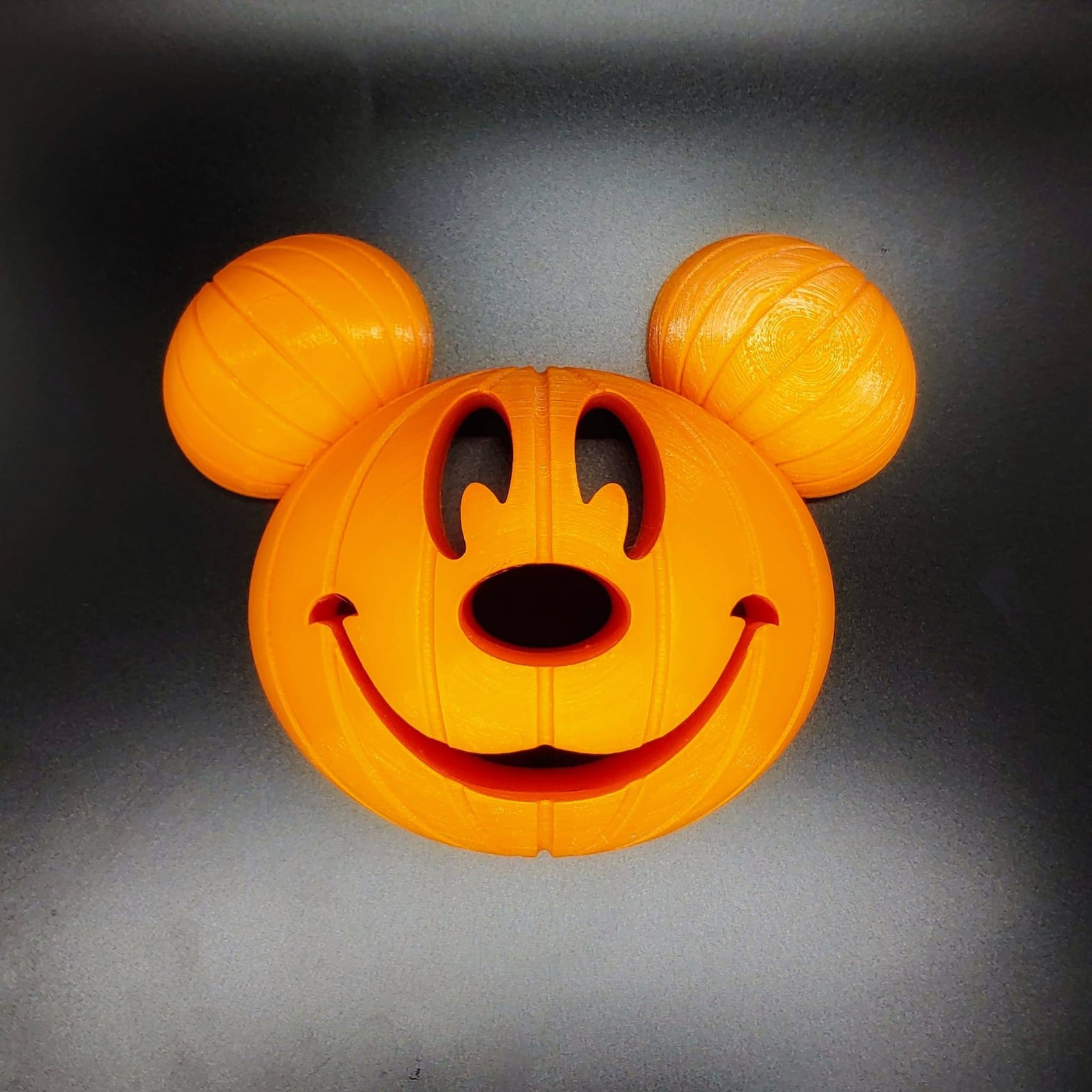 Mouse Pumpkin Head - 3d Printed (fall Decor) - Etsy