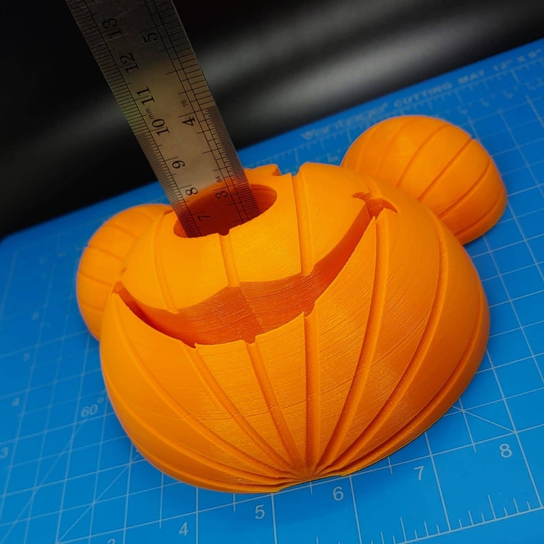 Mouse Pumpkin Head - 3d Printed (fall Decor) - Etsy
