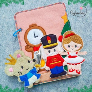 The Nutcracker – In-the-hoop Machine Embroidery Design. ITH Quiet Book ...