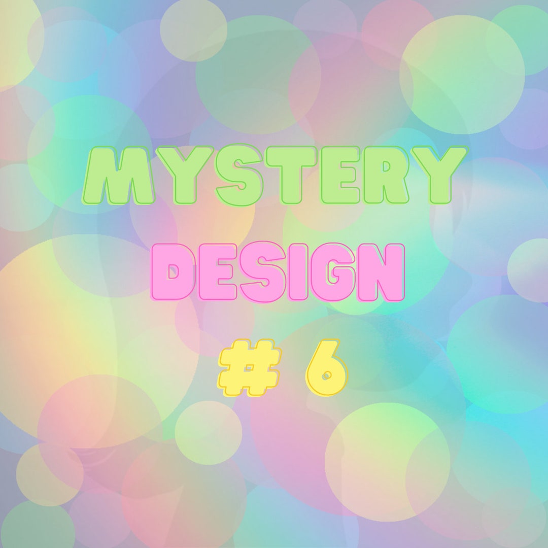 Mystery Design # 6- ITH Embroidery Design -digital File - Etsy