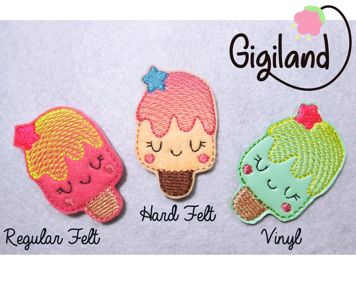 Popsicle Feltie Embroidery Design Machine Embroidery Digital - Etsy