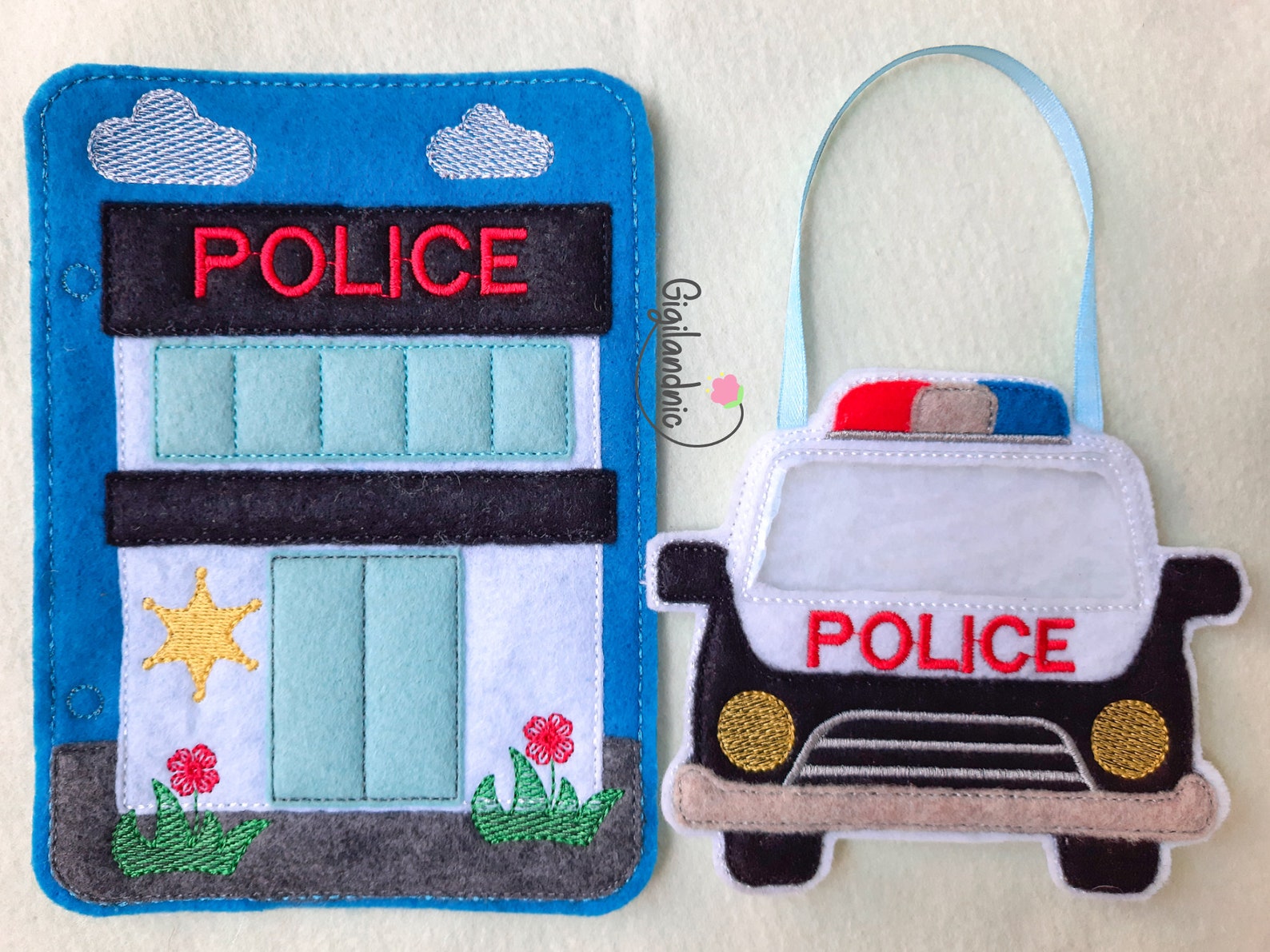 Police Finger Puppets and Quiet Book ITH Finger Puppets ITH - Etsy ...