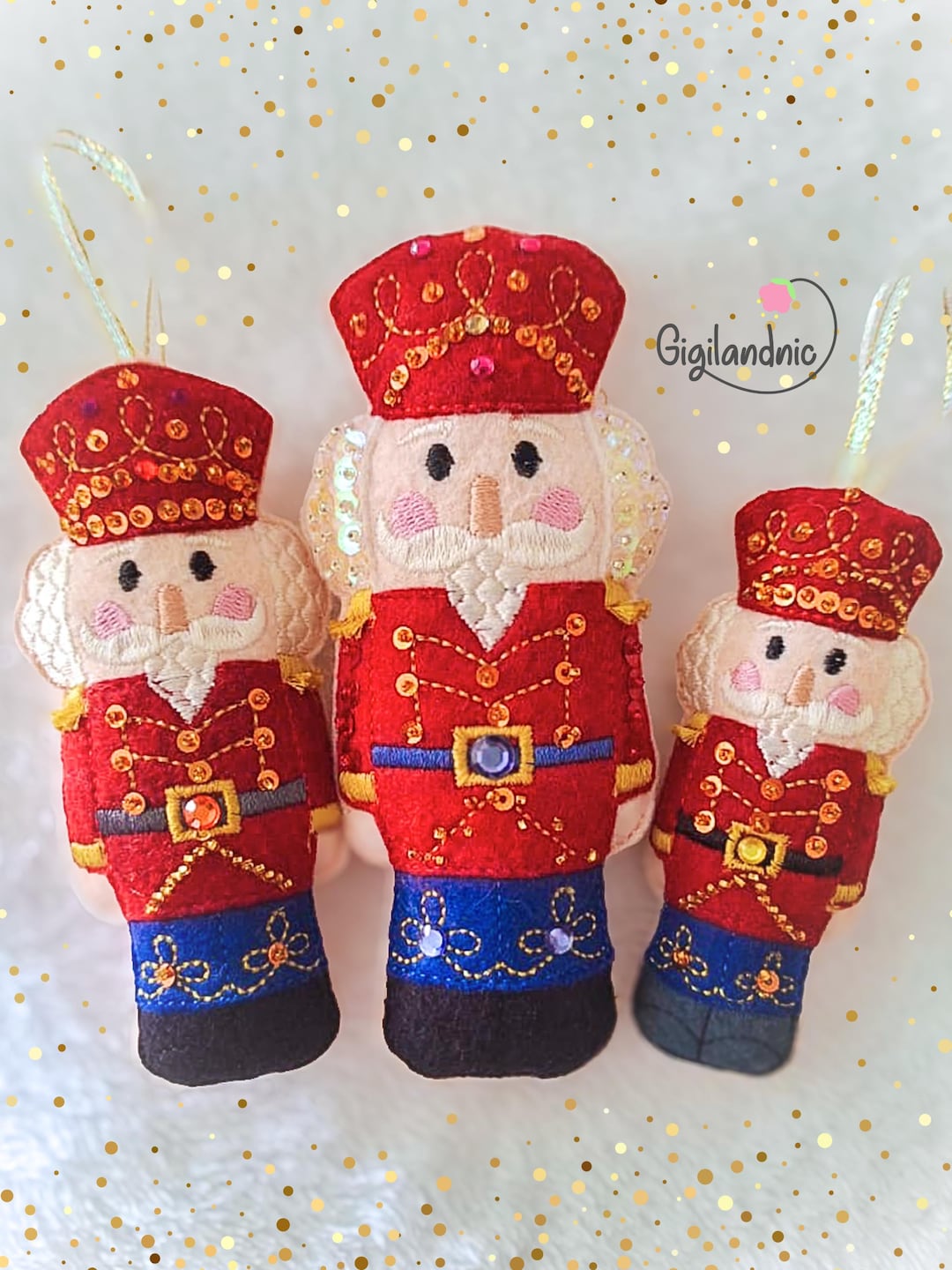 Nutcracker Ornament - ITH Embroidery Design - Digital File - Etsy