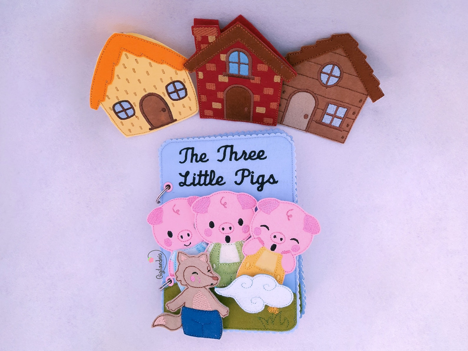 Three Little Pigs in the Hoop Machine Embroidery Design. ITH - Etsy