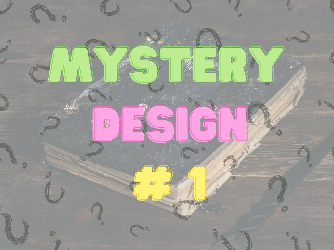 Mystery Design # 1 - ITH Embroidery Design -digital File - Etsy