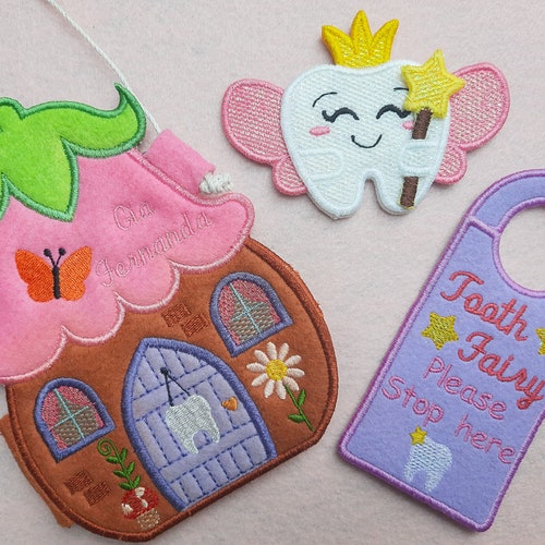 Tooth Fairy Kit ITH Embroidery Design Digital File - Etsy