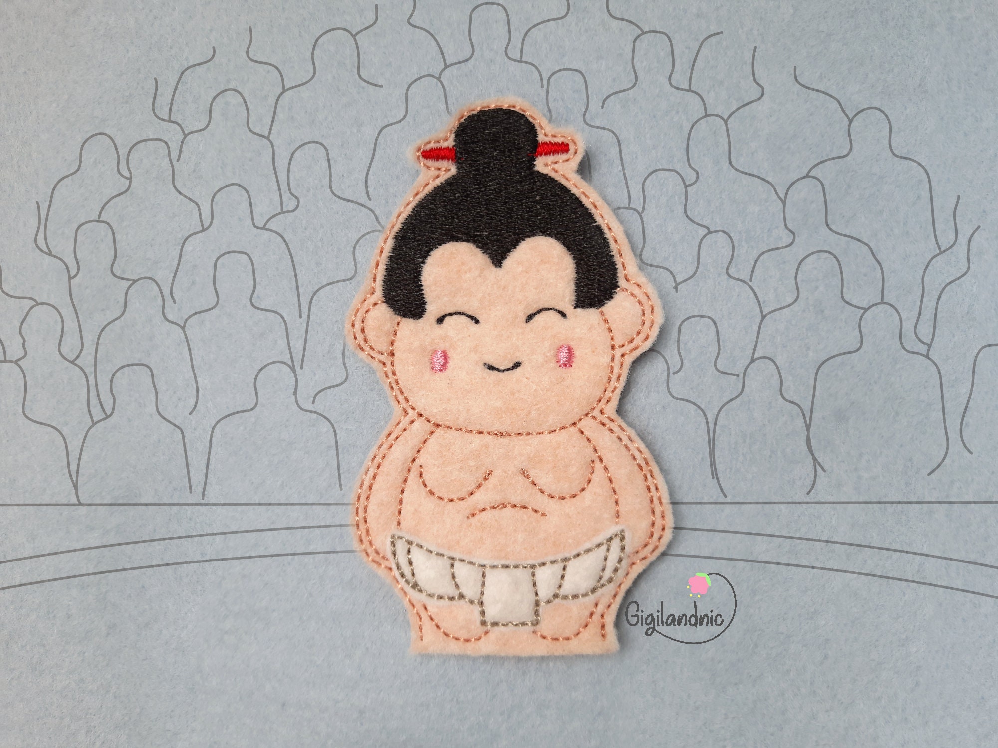 Japanese Culture Finger Puppets Digital File in the Hoop - Etsy