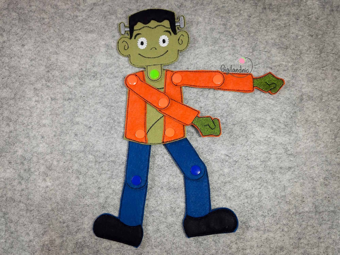ITH Articulated Frankenstein- Machine Embroidery Design- Digital File ...