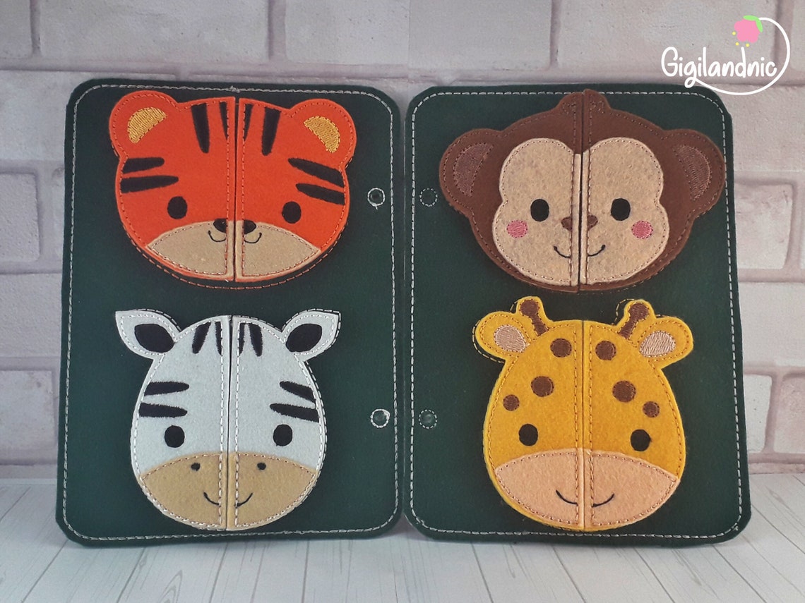 Quiet Book Pattern in the Hoop Machine Embroidery Design. ITH - Etsy