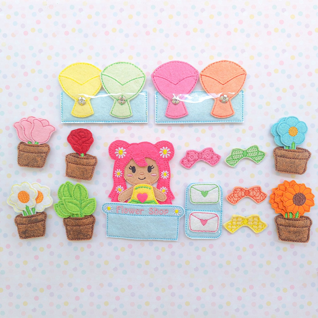 4x4 Flower Shop - in the Hoop Machine Embroidery Design. - Digital File ...