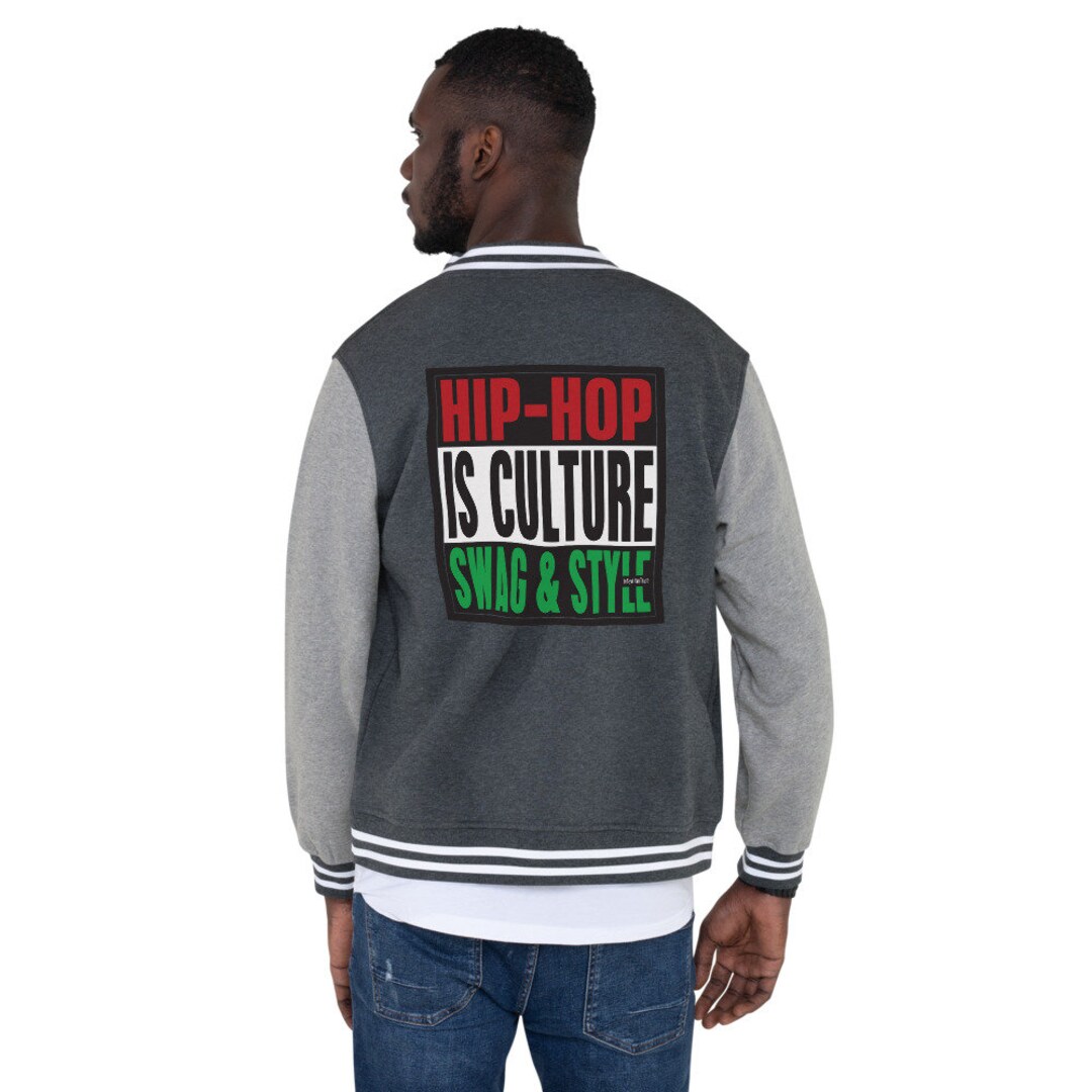 HIP HOP SWAG Men's Letterman Jacket - Etsy