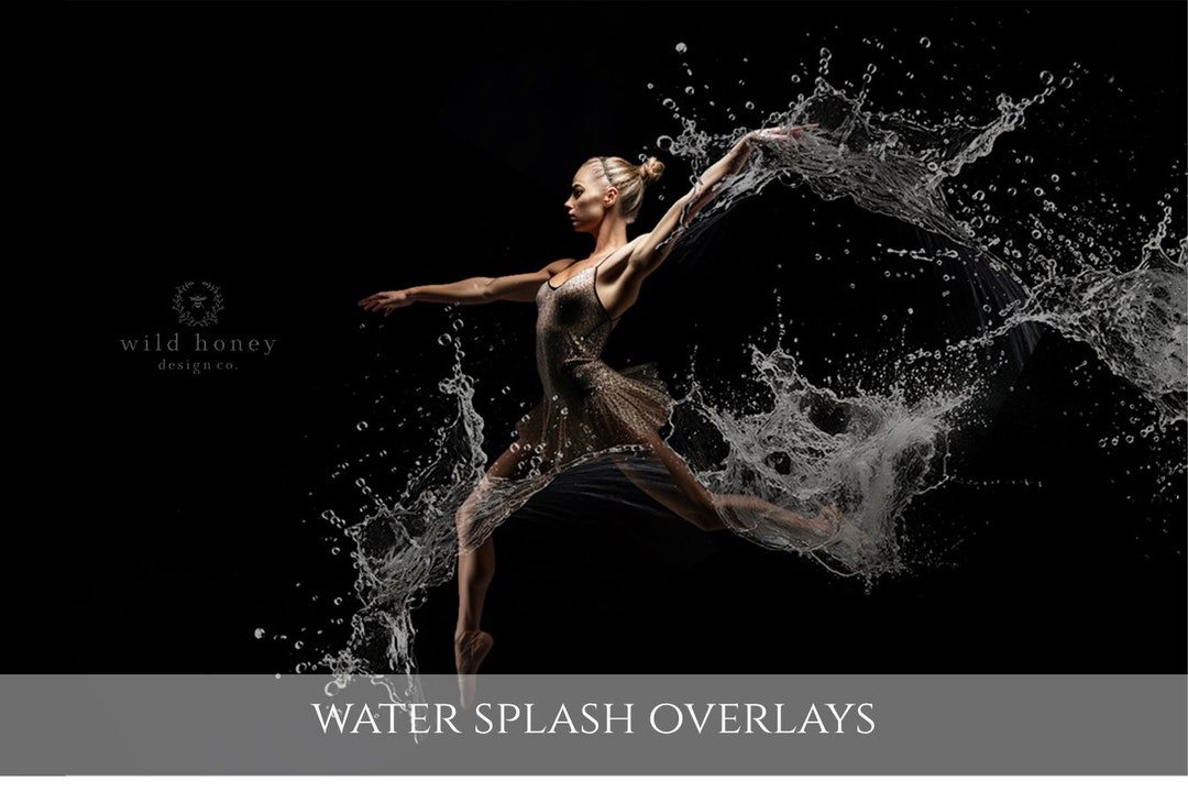 Water Splash Photoshop Overlays: Dance Photography (JPEG) - Etsy