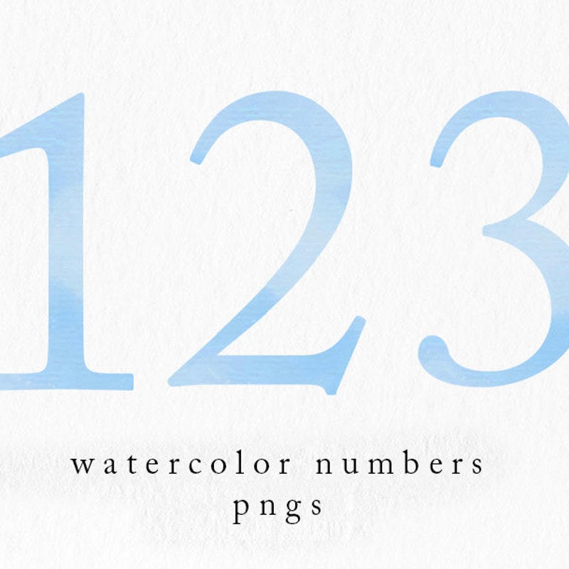 Watercolor by Number - Etsy