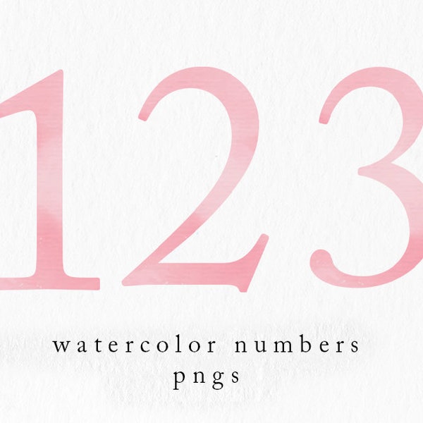 Watercolor by Number - Etsy