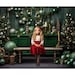 Christmas Bench Digital Backdrop, Green Studio, Decorations, Baubles ...