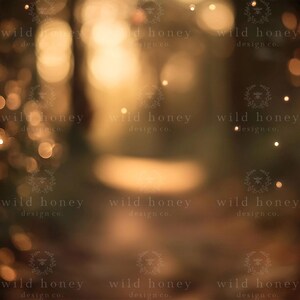Gold Bokeh Digital Backdrop, Branch, Tree, Lights, Bokeh, Fireflies ...