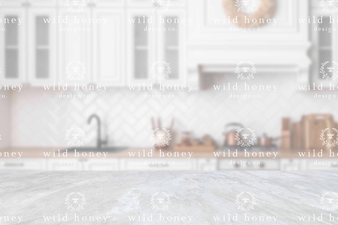 Kitchen Mockup Background, Table, Digital Background, Farmhouse, White ...