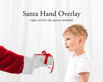 Santa Hand Overlay - Etsy