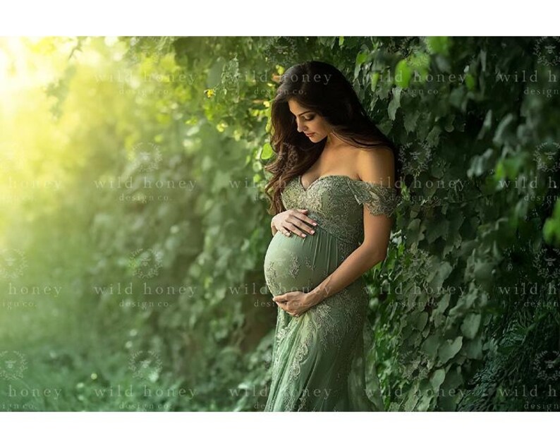 Ivy Wall Maternity Digital Backdrop: Garden Bokeh (9000x6000 Px) - Etsy