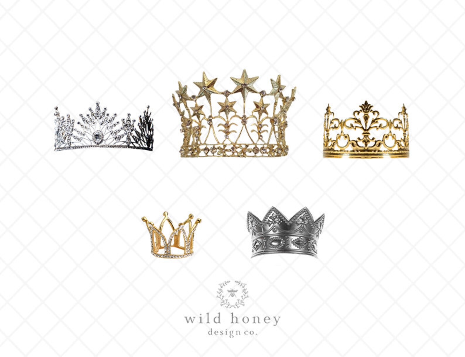 Crown Overlays Png's Baby Crown Diamond Crown Tiara - Etsy