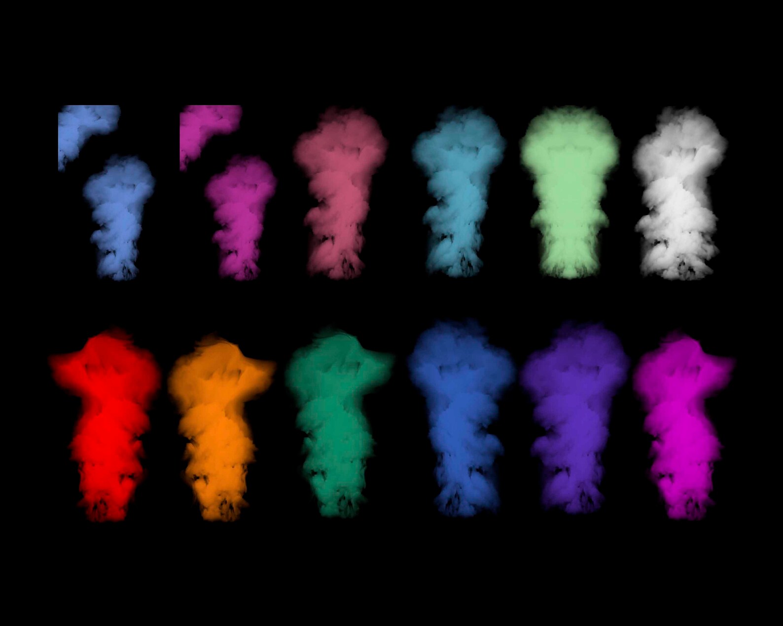 Smoke Bomb Overlays for Photoshop. Gender Reveal/Rainbow Baby | Etsy