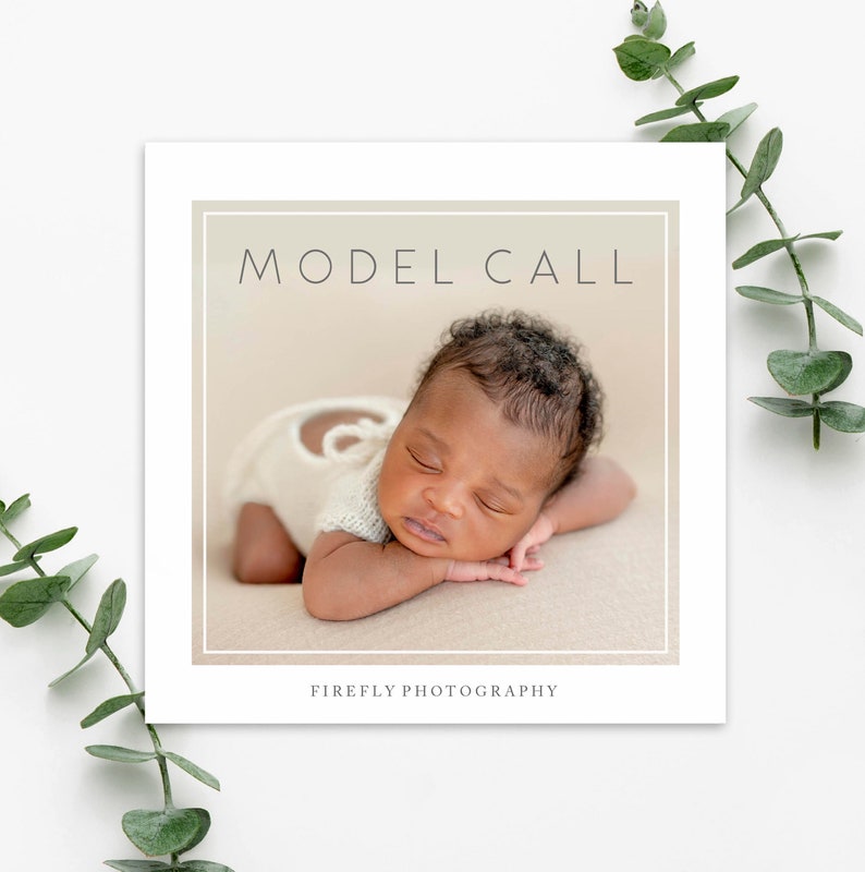 Model Call Photography Session Marketing Template. Casting - Etsy