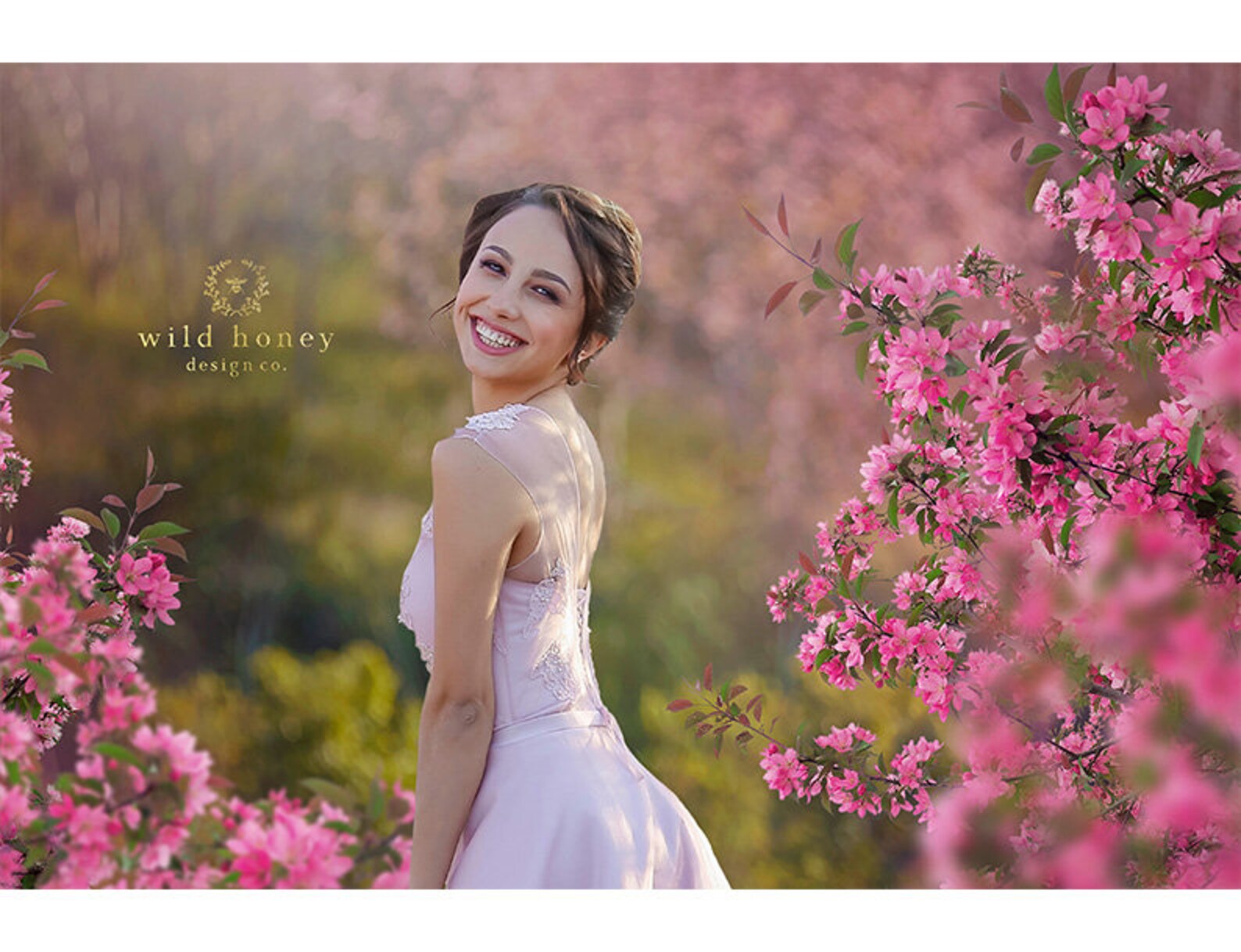 Pink Flowers Digital Backdrop Digital Background for | Etsy