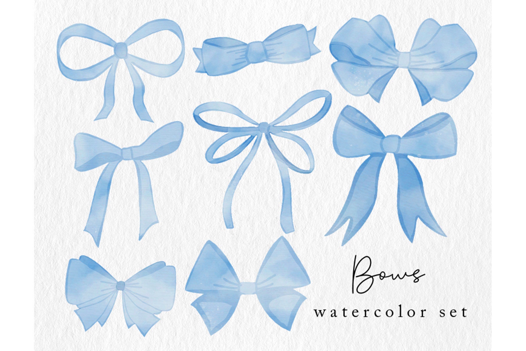 Blue Bow Clipart