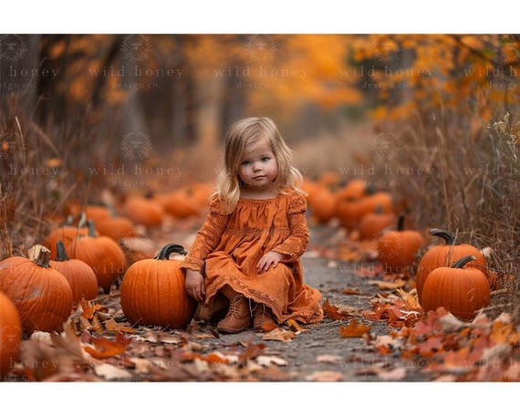 Fond De Citrouille D'automne