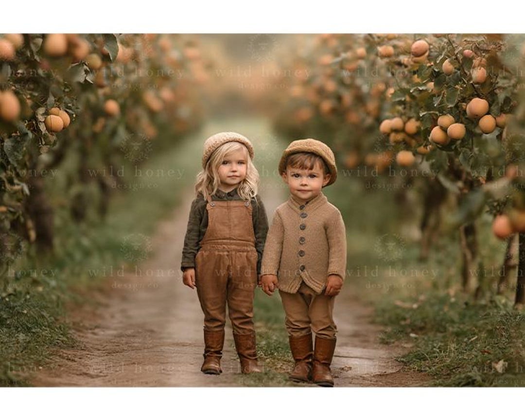 Fruit Orchard Digital Backdrop, Digital Background, Portrait ...