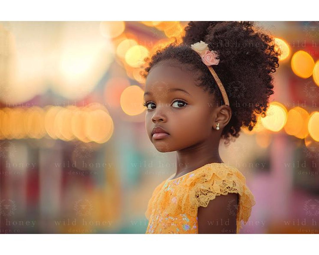 Fairground Digital Backdrop, Carousel, Carnival, Lights, Evening, Bokeh ...