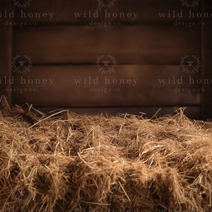 Farm Baby Digital Backdrop: Hay Bale, Barn (digital Download) - Etsy