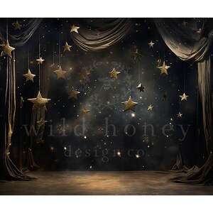 Stars Studio Digital Backdrop, Sky, Stage, Photography Background ...