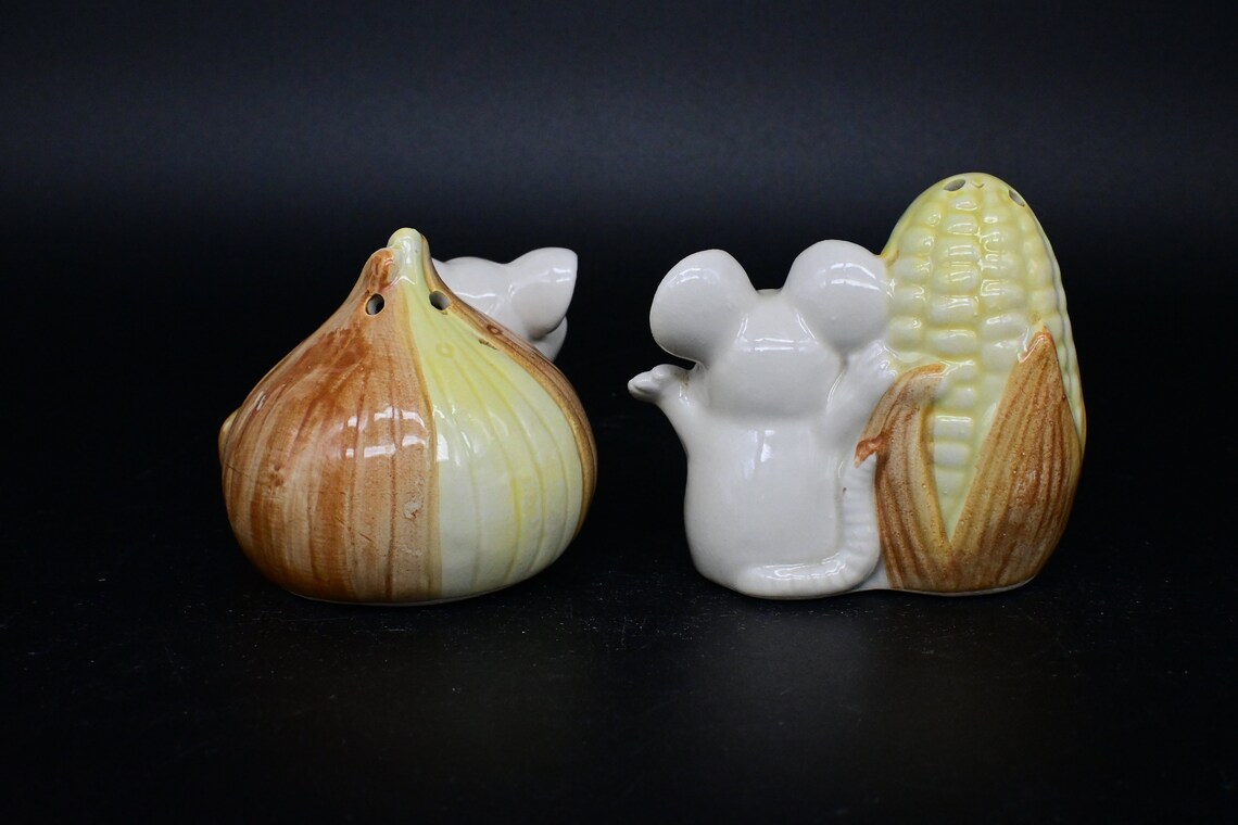 Fitz and Floyd Ceramic Mice Salt and Pepper Shakers 1978 - Etsy