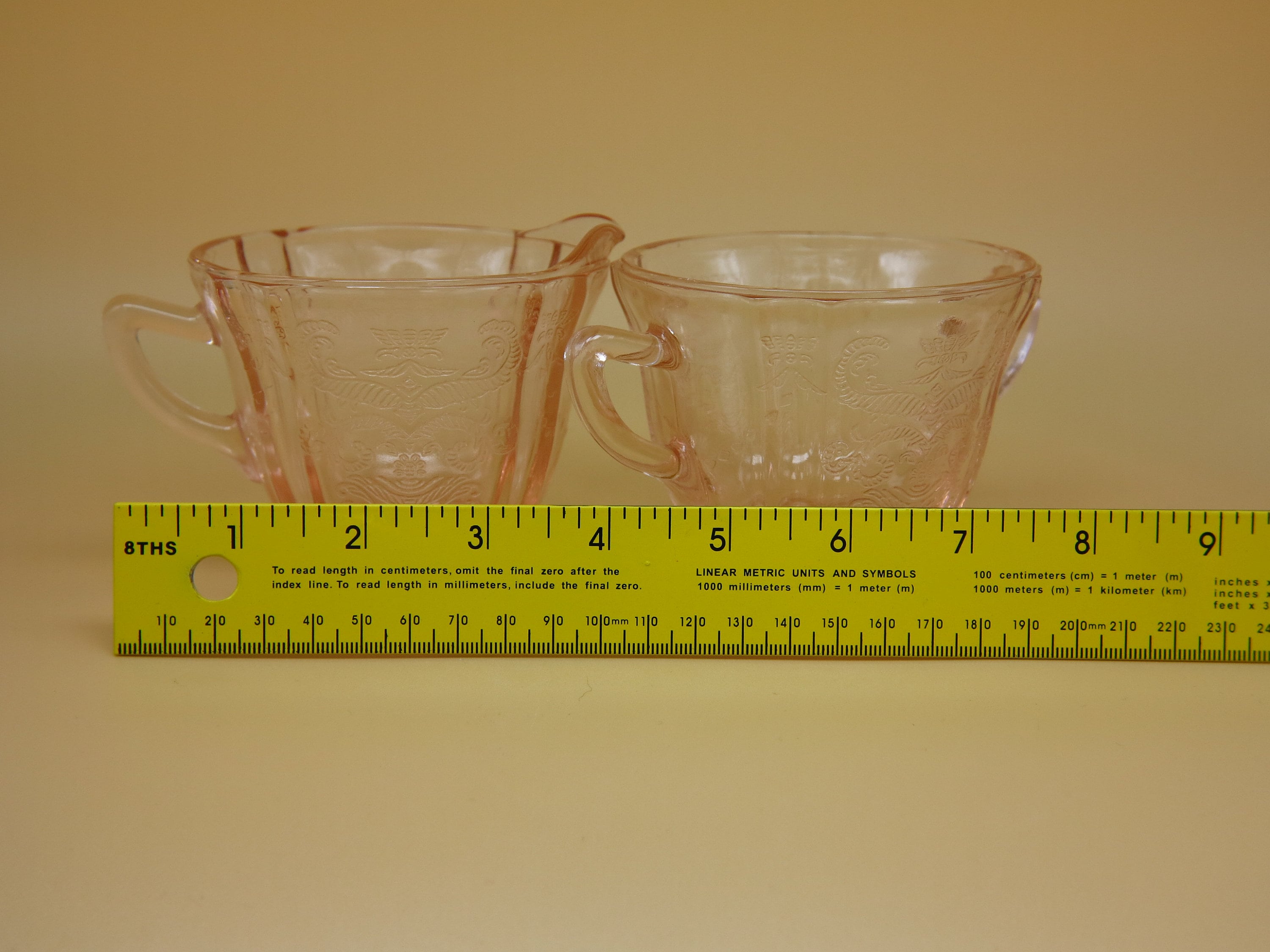 Madrid Pattern Pink Depression Glass Reproduction 1970's - Etsy