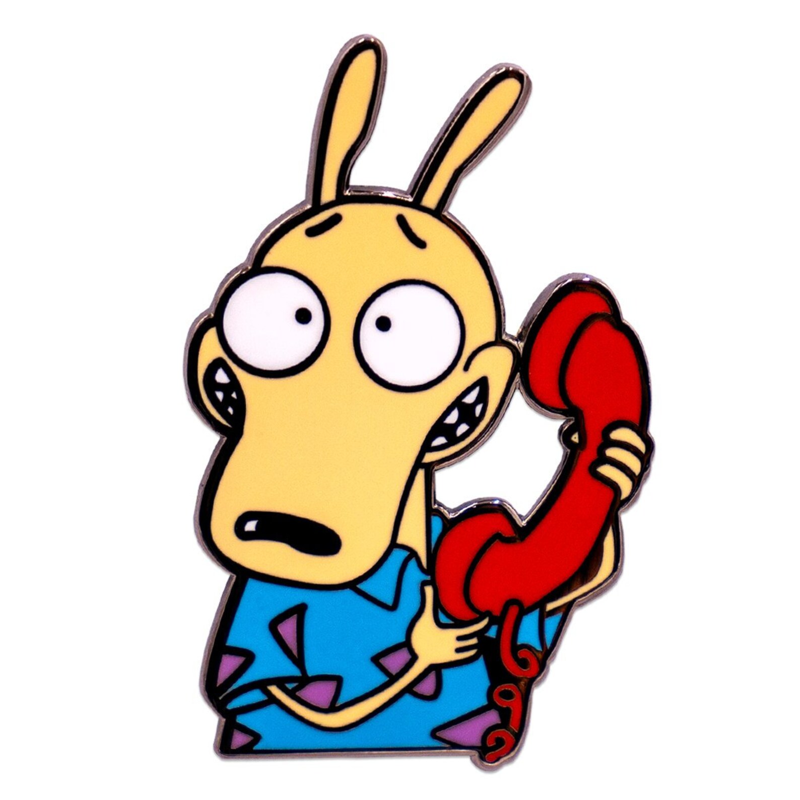 Rocko Hard Enamel Lapel Pin - Etsy