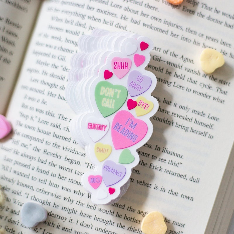 Conversation Hearts Sticker - Etsy