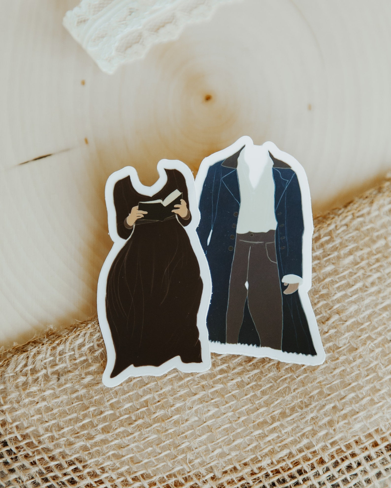 Elizabeth Bennet Jane Austen Pride & Prejudice Clear Sticker - Etsy