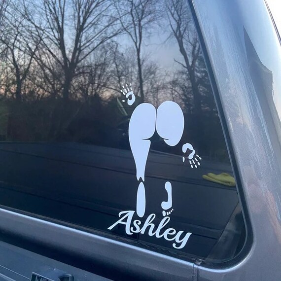 Stickers, Labels & Tags Paper & Party Supplies booty outline car window ...