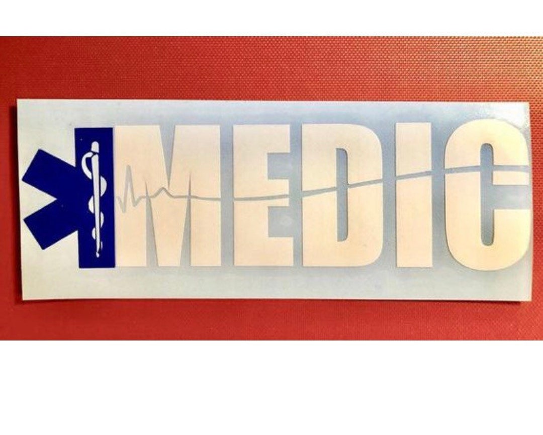 EMT, Medic, Nurse, RT, Paramedic, Respiratory Therapist Vinyl Decals ...