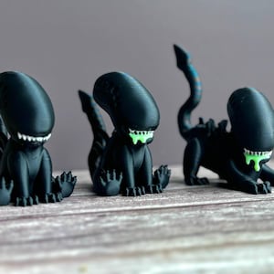 3D Printed Xenomorph Aliens Your Choice of Each or a Pack of All 3 - Etsy