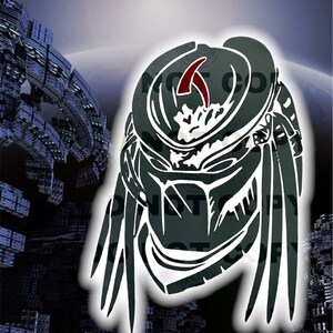 Predator Vinyl Decal AVP, Alien Vs Predator - Etsy