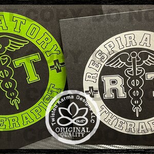 Respiratory Therapist Vinyl Decal, Hospital, Breathe, Nursing, Medical ...