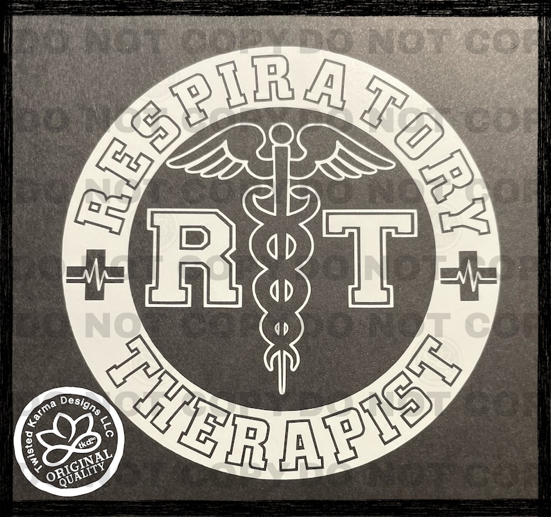 Respiratory Therapist Vinyl Decal, Hospital, Breathe, Nursing, Medical ...